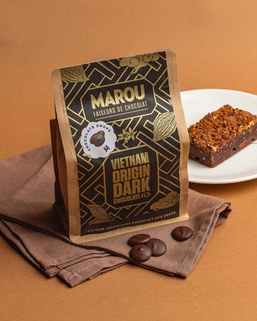 65% Dark Chocolate Drops – Citrus & Caramel Notes – Marou Chocolate