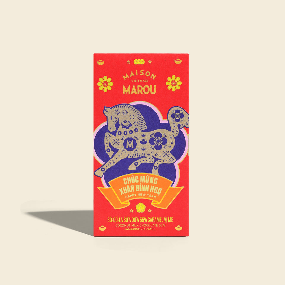 Coconut Milk Chocolate 55% With Tamarind Caramel Bar - Tet Edition ...