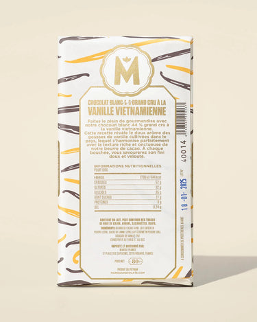 44% Vanilla White Chocolate Bar – A Vietnamese Delight – Marou Chocolate